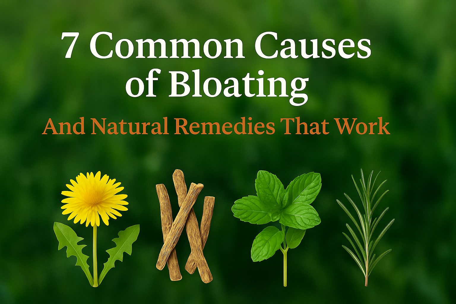 7 Common Causes of Bloating and Natural Remedies – EarthlyReset